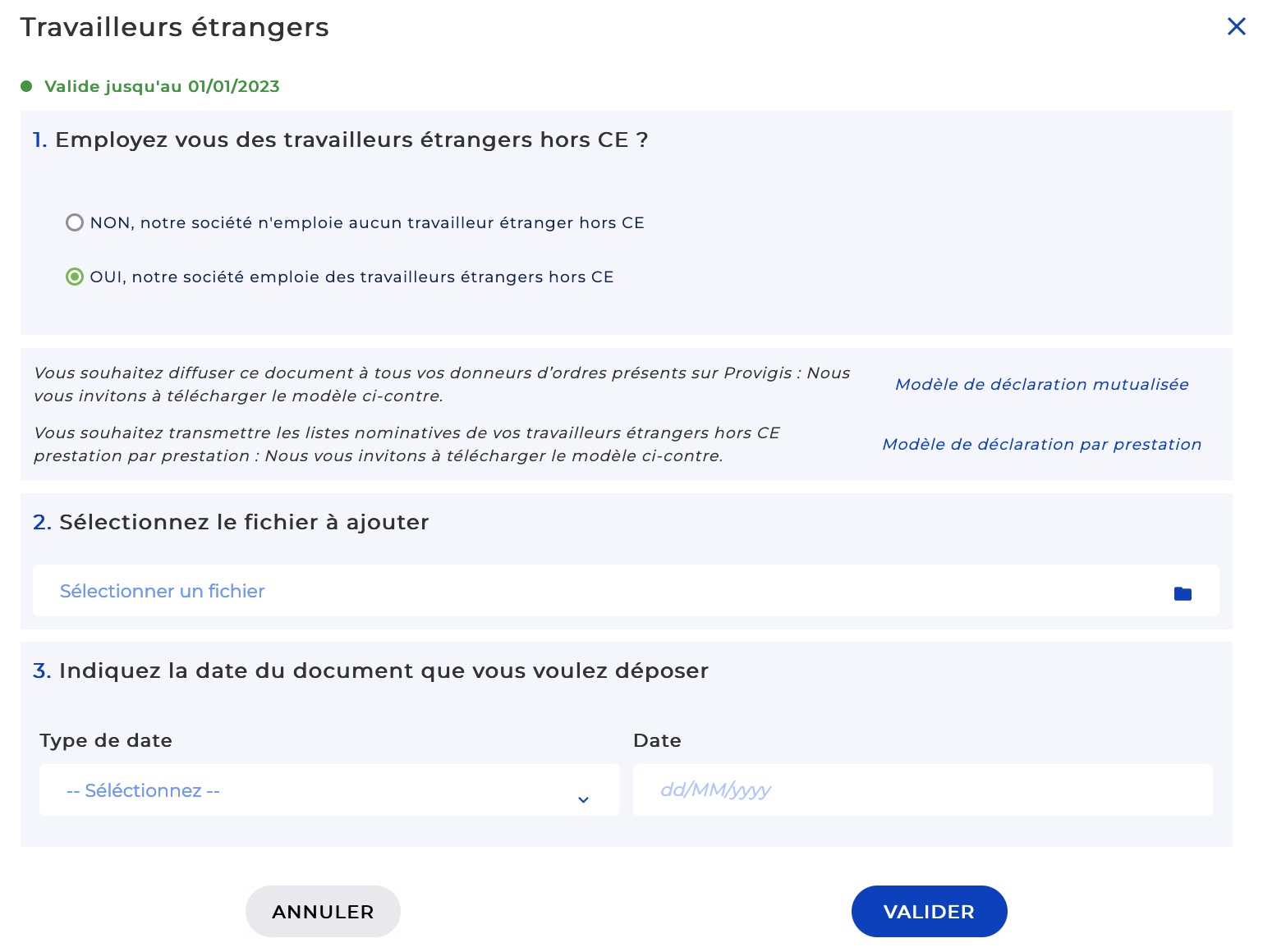 Travailleurs Etrangers (Liste Nominative des Travailleurs Etrangers ...